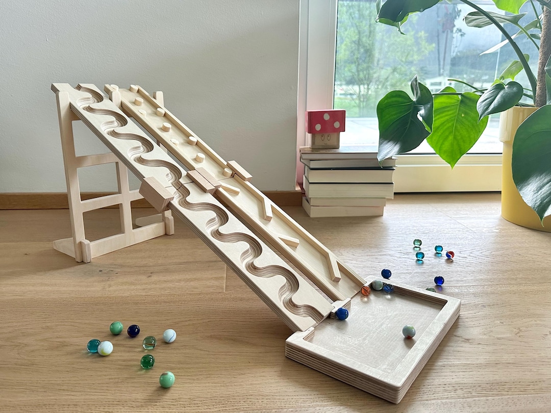 ULTIMATE - Marble Run Set With Winding Plates and Obstacle Plates ...