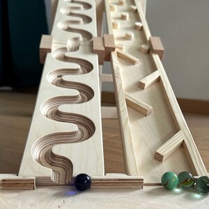ULTIMATE - Marble Run Set With Winding Plates and Obstacle Plates ...