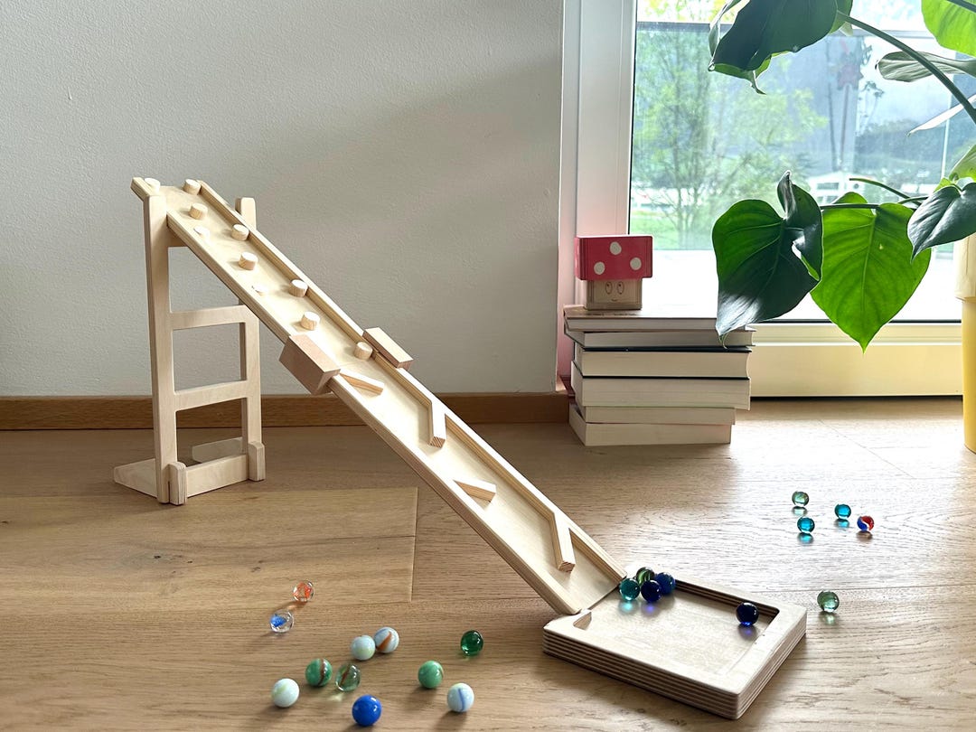 Obstacle Marble Run Set Including Connector Glass Marble Collecting ...