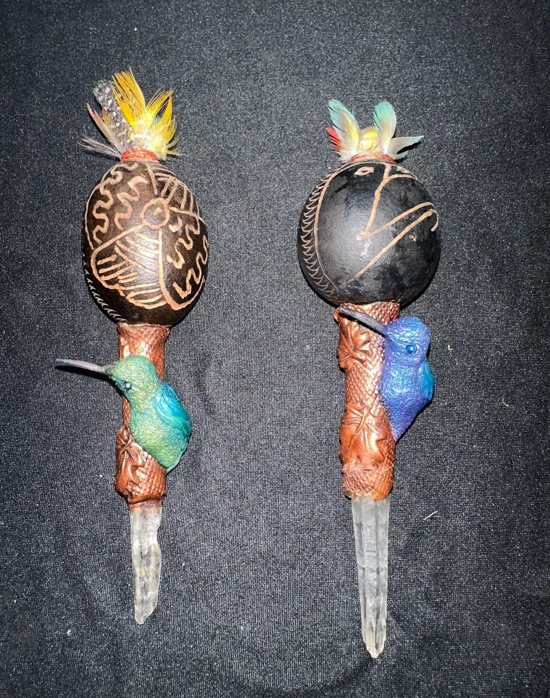 Crystal Hummingbird Rattles - Etsy.de