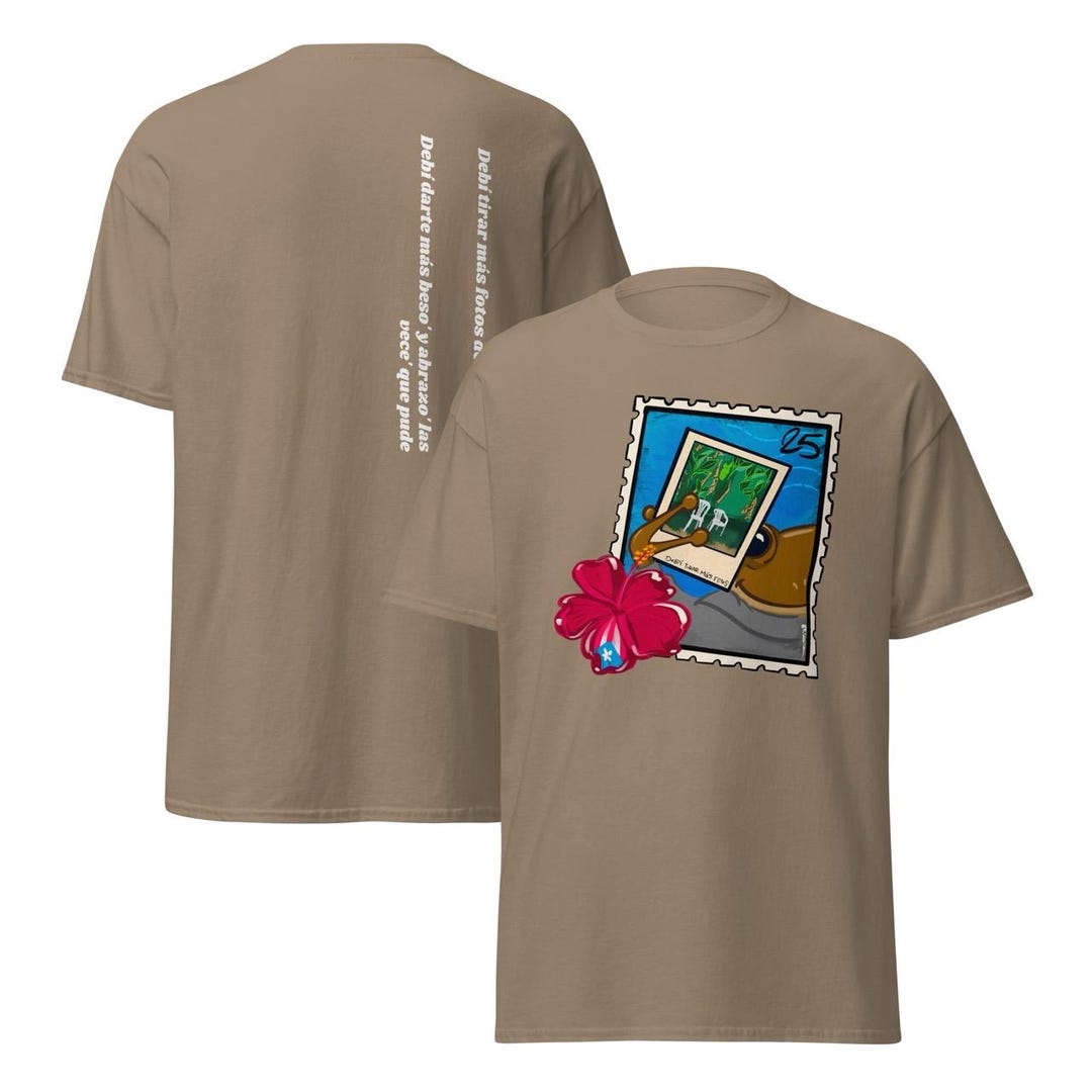 Bad Bunny Concho Tshirt Debi Tirar Más Fotos Inspired Illustration Bad ...