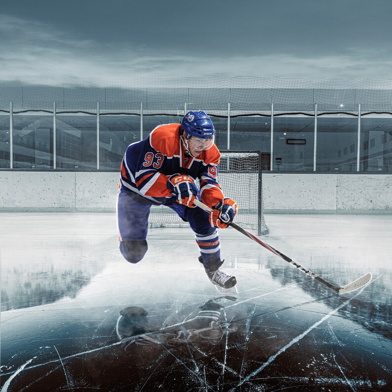 SPORTS BACKGROUNDS | Hockey Daylight - Customizable Photoshop ...