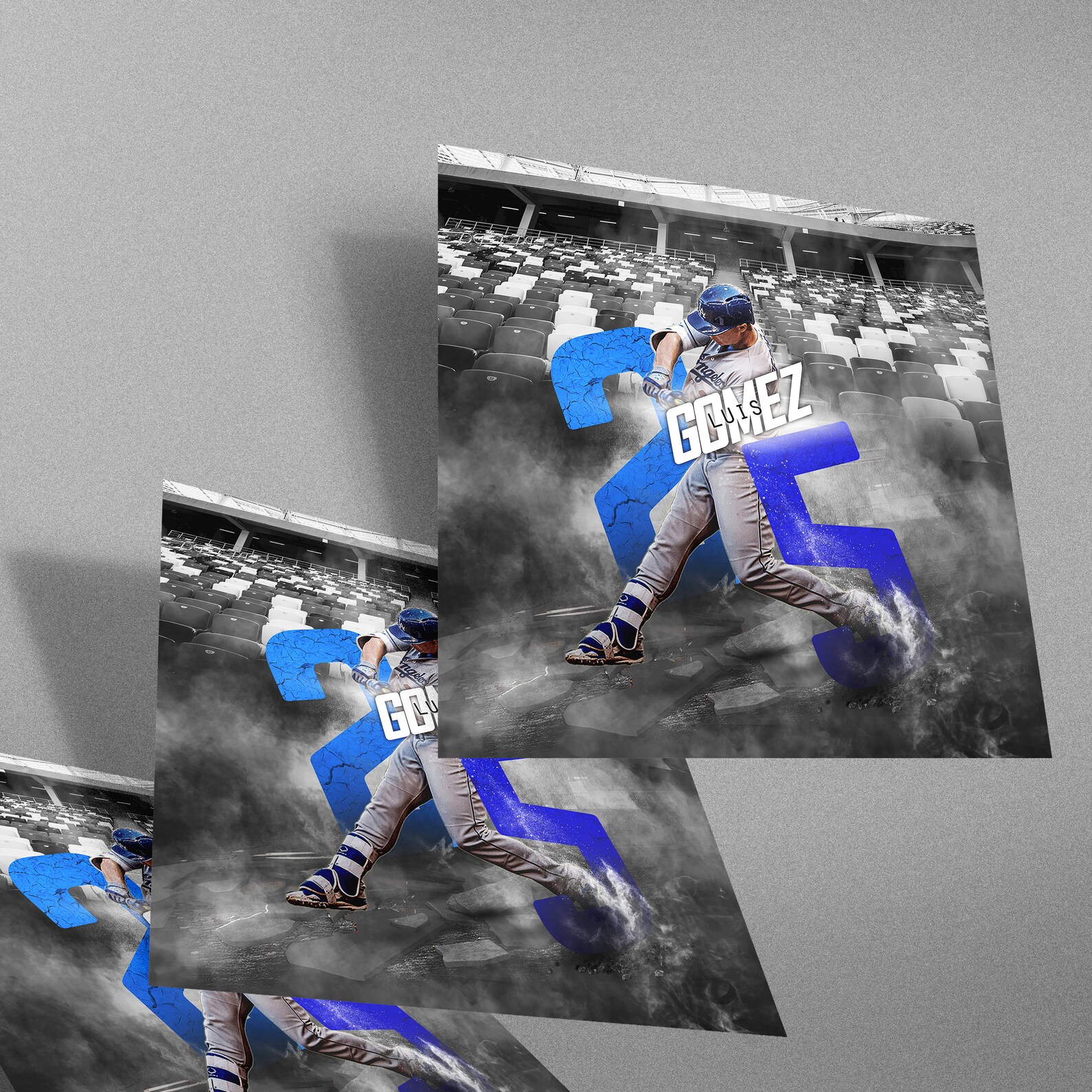 Baseball Sports Poster Photoshop Template Set Adaptable - Etsy