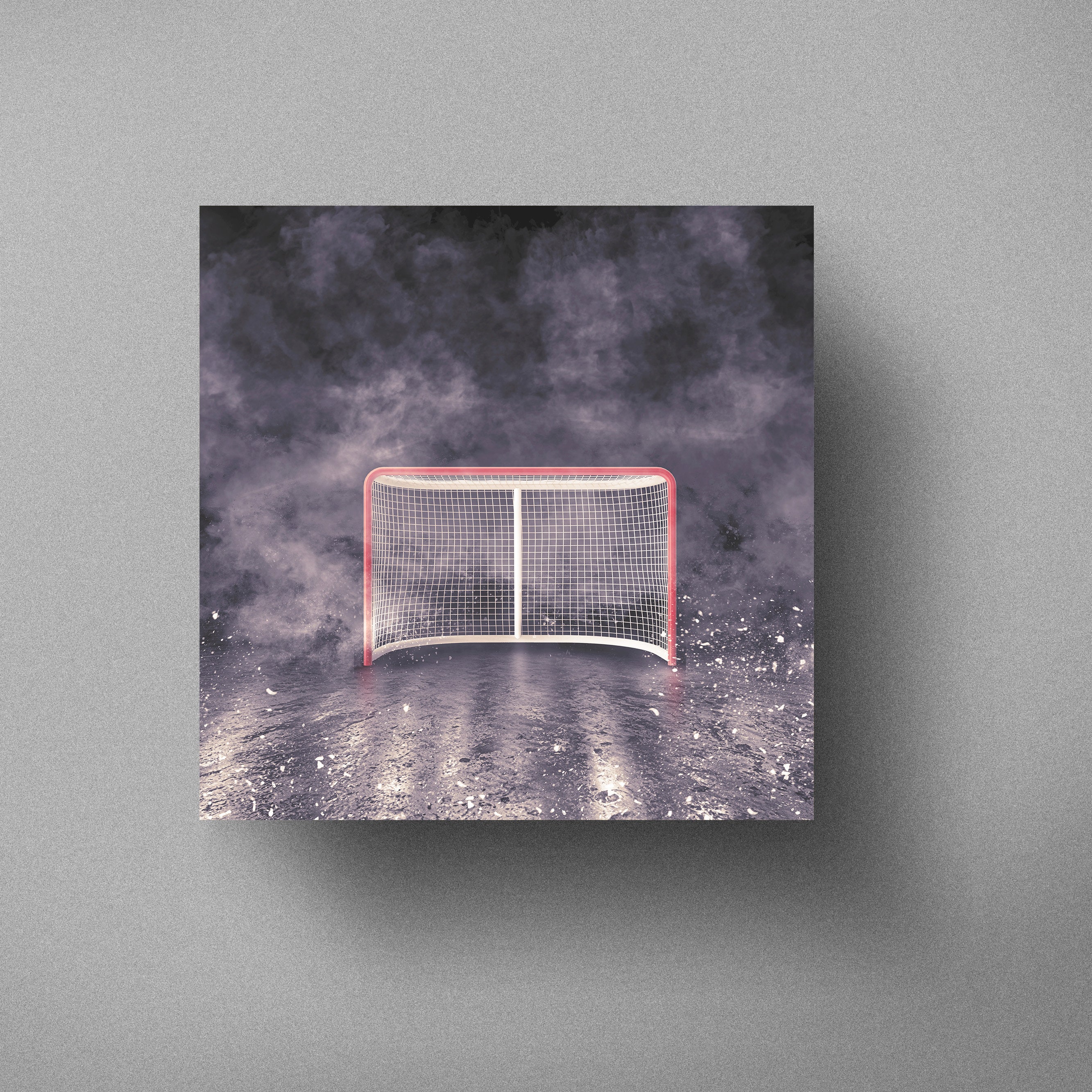 Photoshop & Canva Hockey Goal Backdrop Layered - Customizable ...