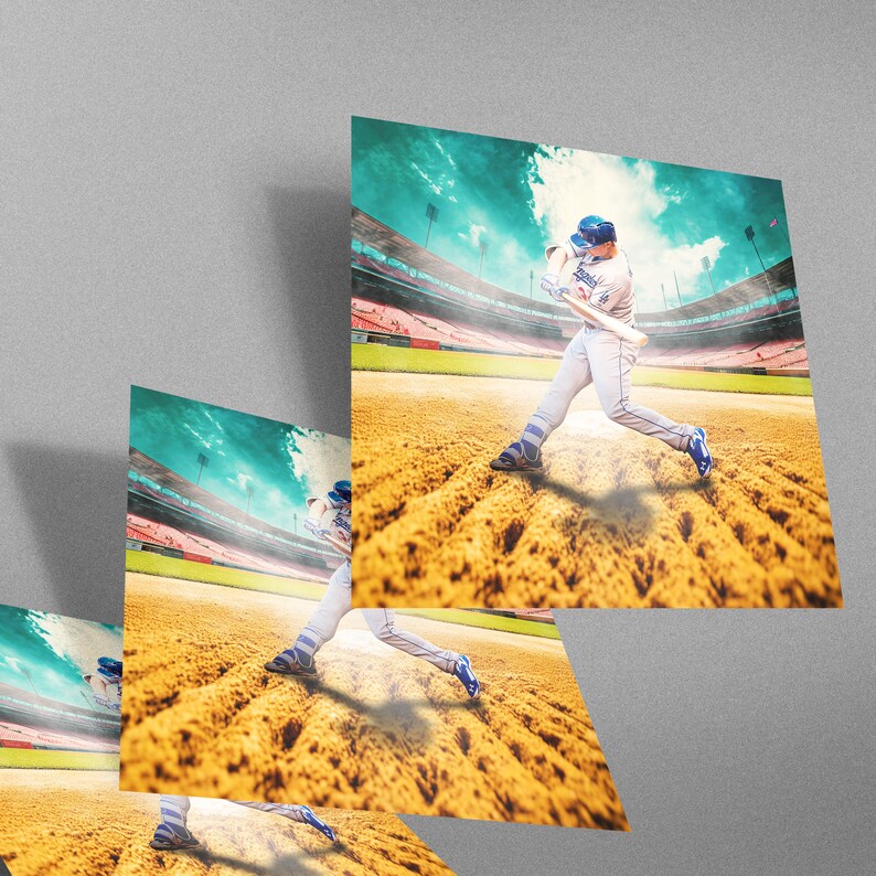 SPORTS BACKGROUNDS Baseball Daylight Stadium Photoshop - Etsy
