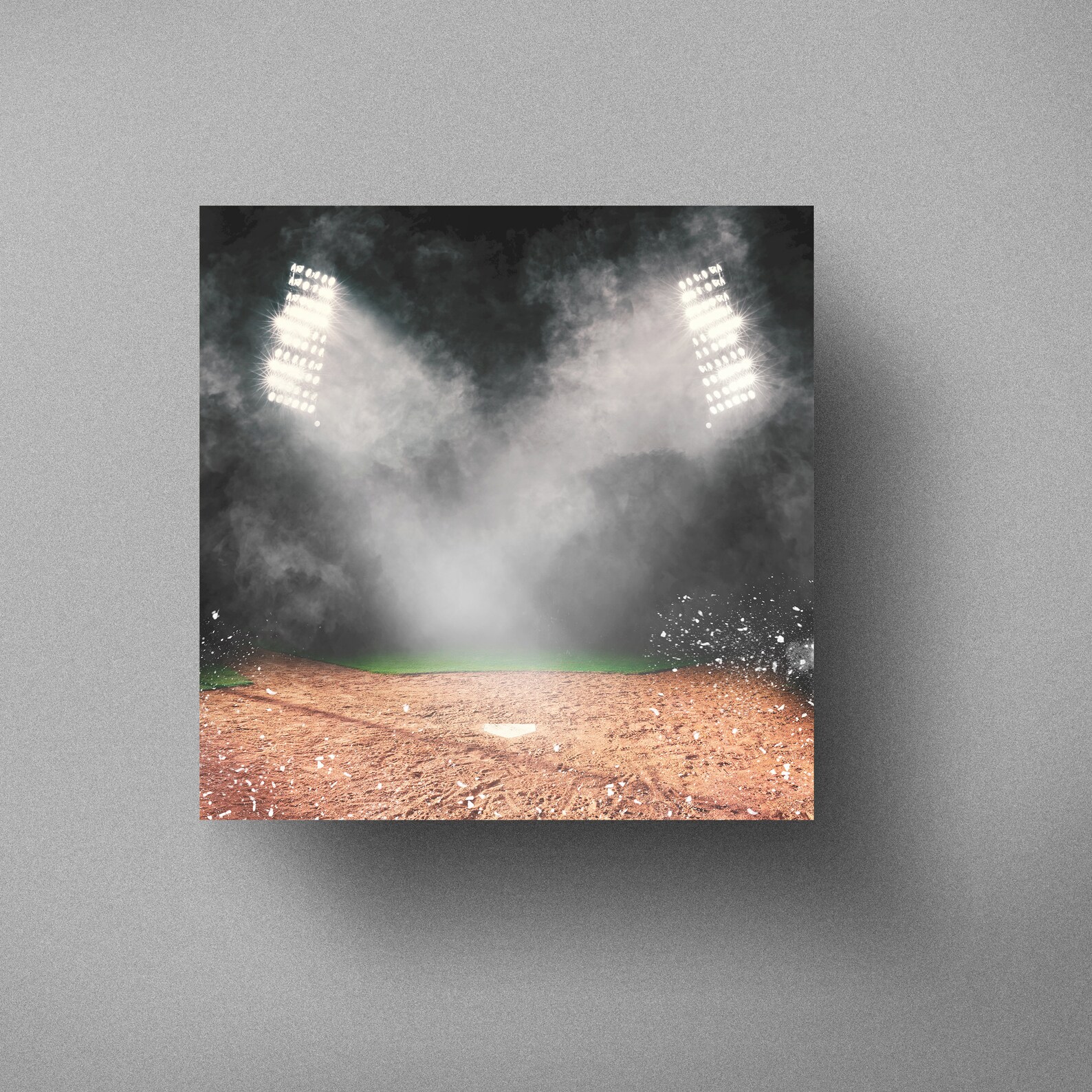 Baseball Stadium Background: Photoshop & Canva Overlay (digital ...