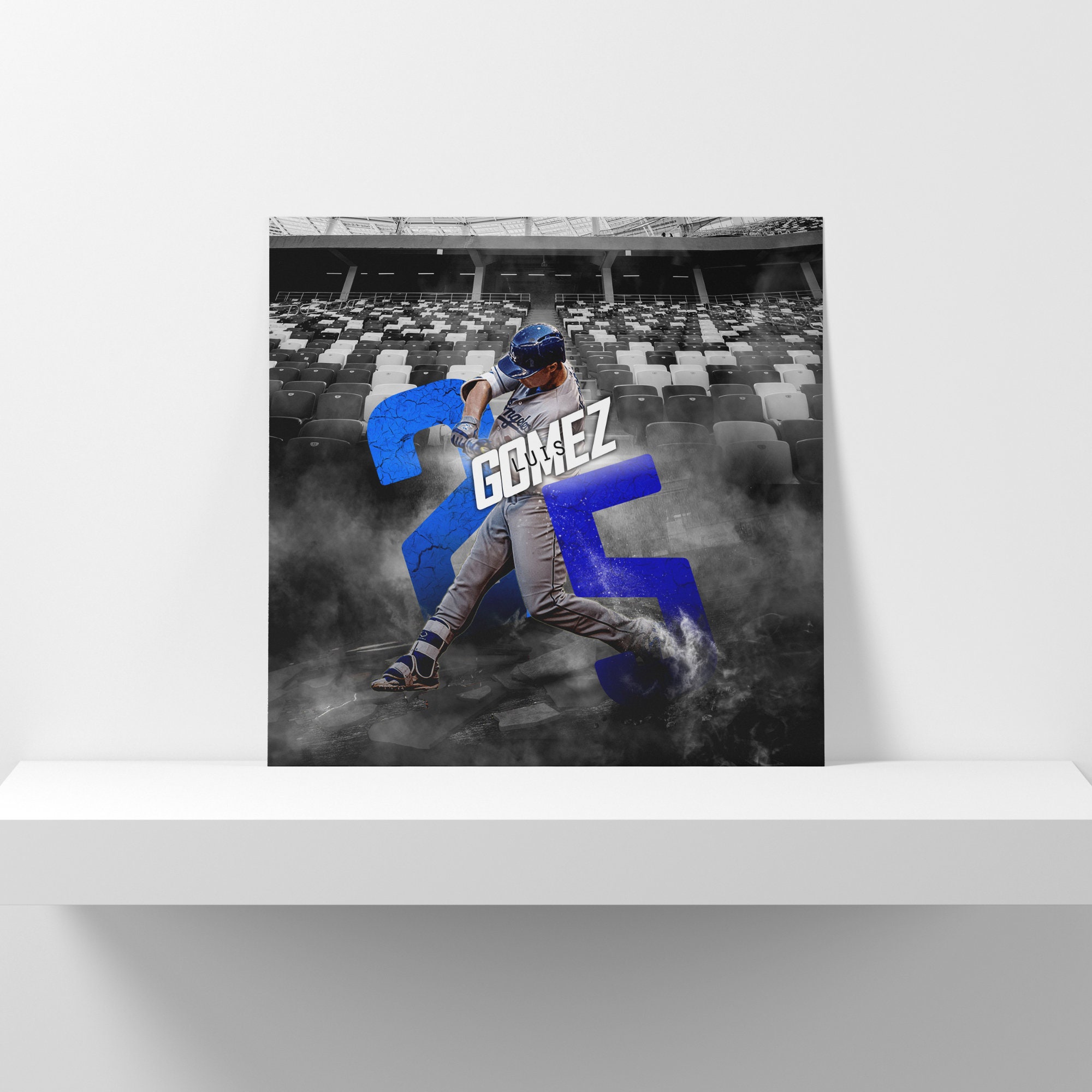 Baseball Sports Poster Photoshop Template Set Adaptable - Etsy
