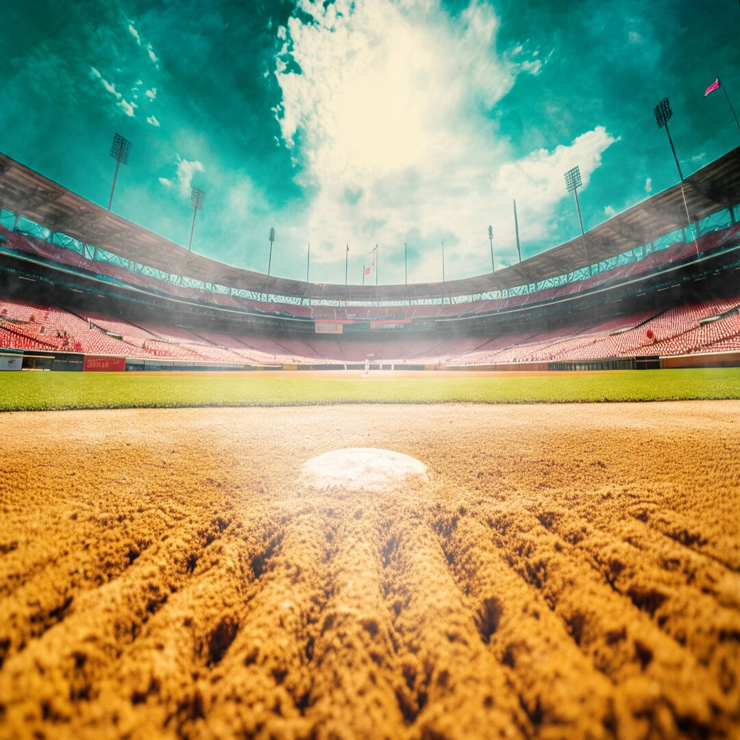 SPORTS BACKGROUNDS | Baseball Daylight Stadium Photoshop Backgrounds ...