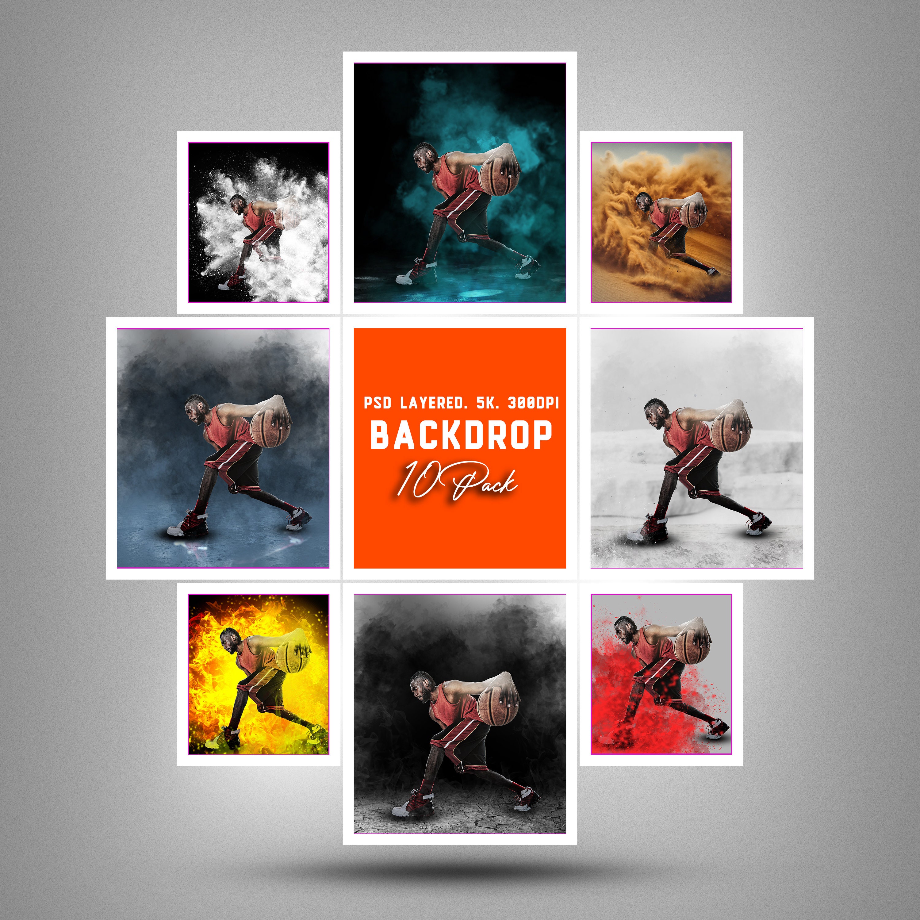 SPORTS BACKGROUNDS 10, Particle Explosion, Smoke Backgrounds, Dust ...