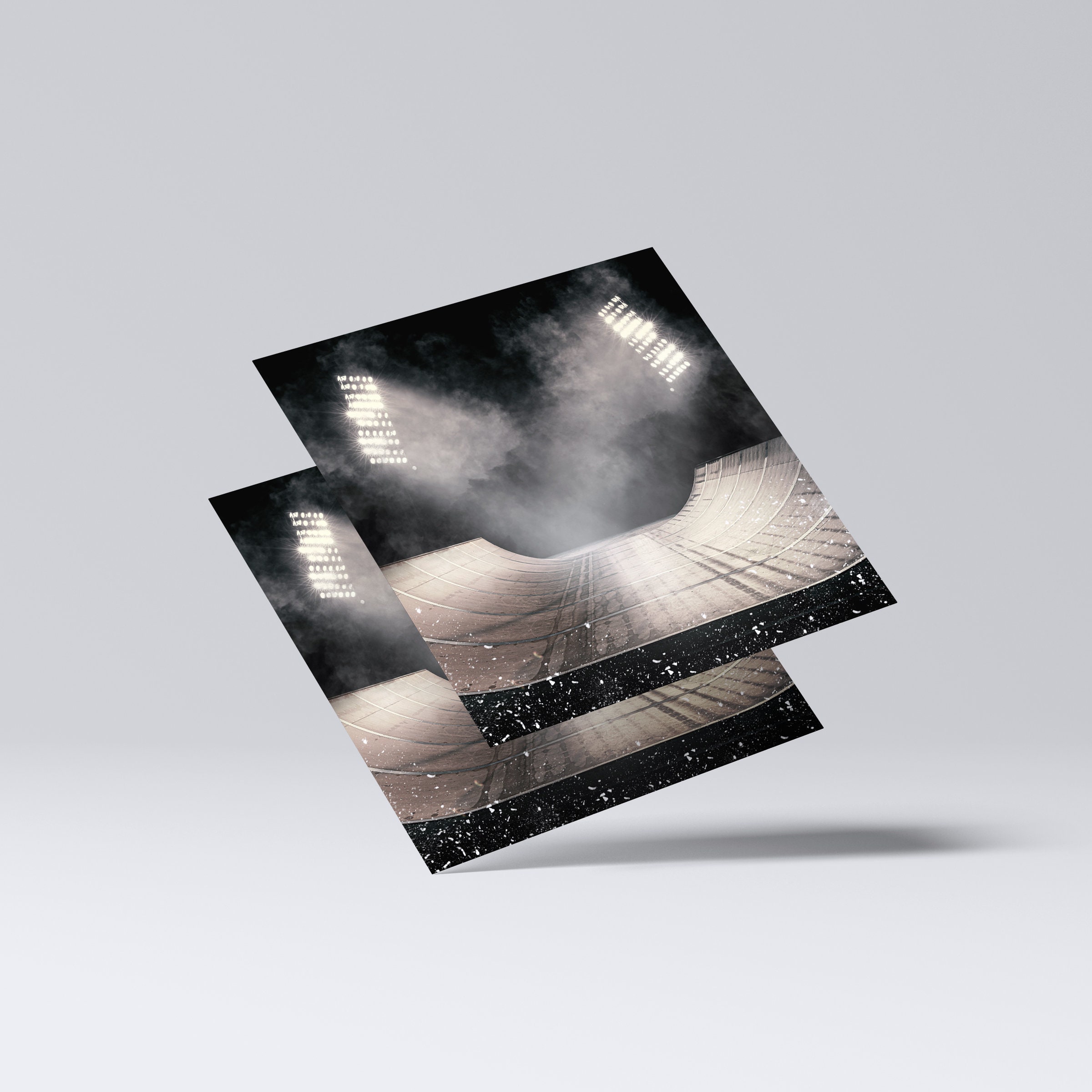 SPORTS BACKGROUNDS Halfpipe Skateboarding PSD Template Backdrop Poster ...