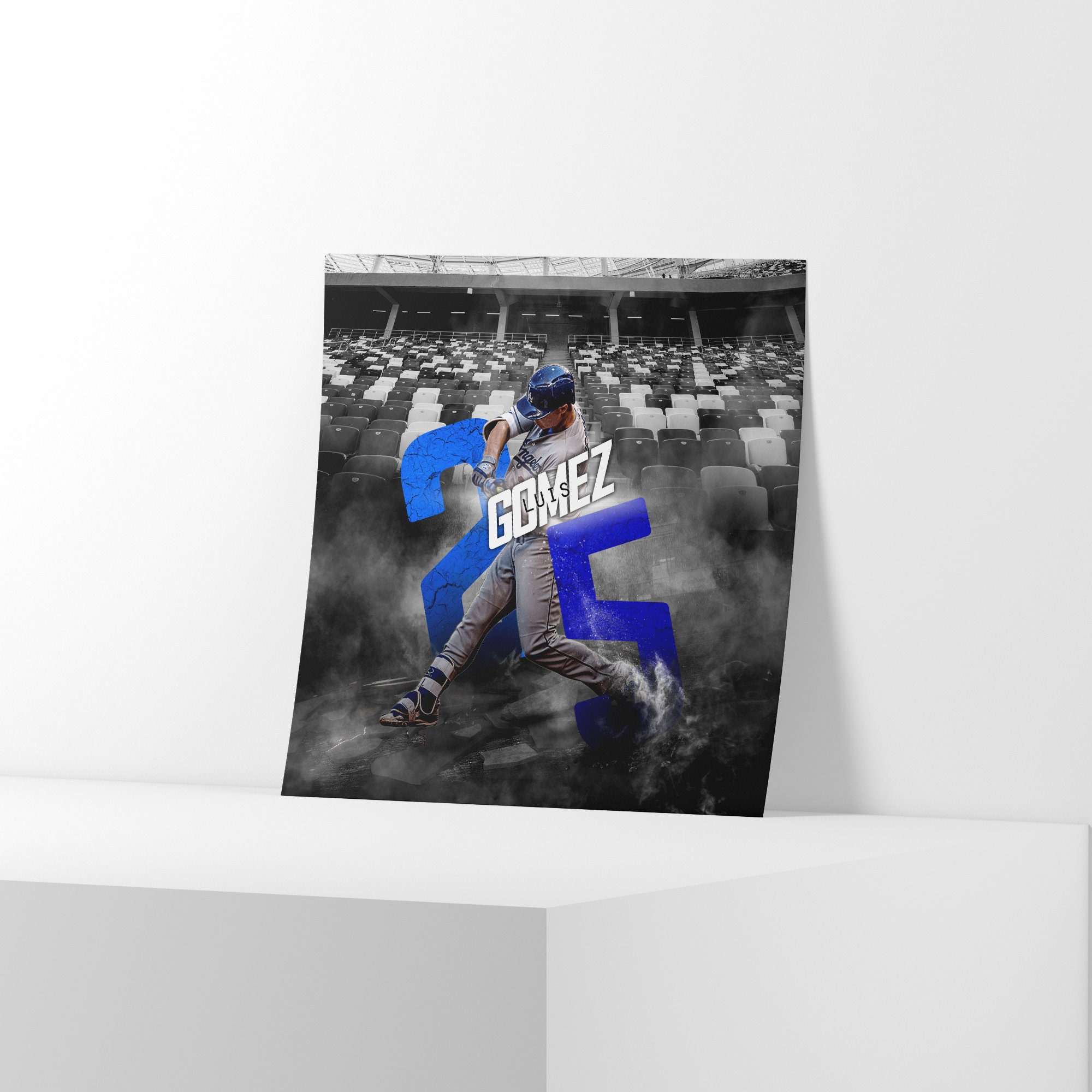 Baseball Sports Poster Photoshop Template Set Adaptable - Etsy