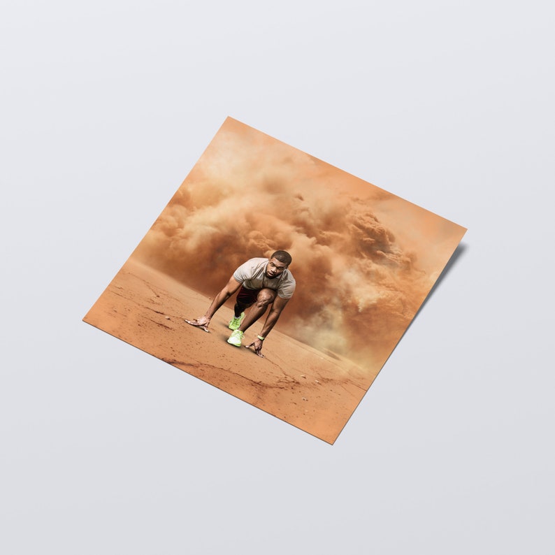 Sandstorm Sports Photoshop Background: Dramatic Scene Overlay (digital ...
