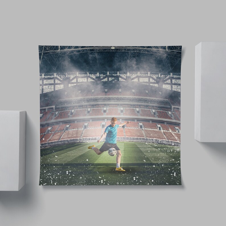 SPORTS BACKGROUNDS | Soccer | Football PSD Template Backdrop - Etsy