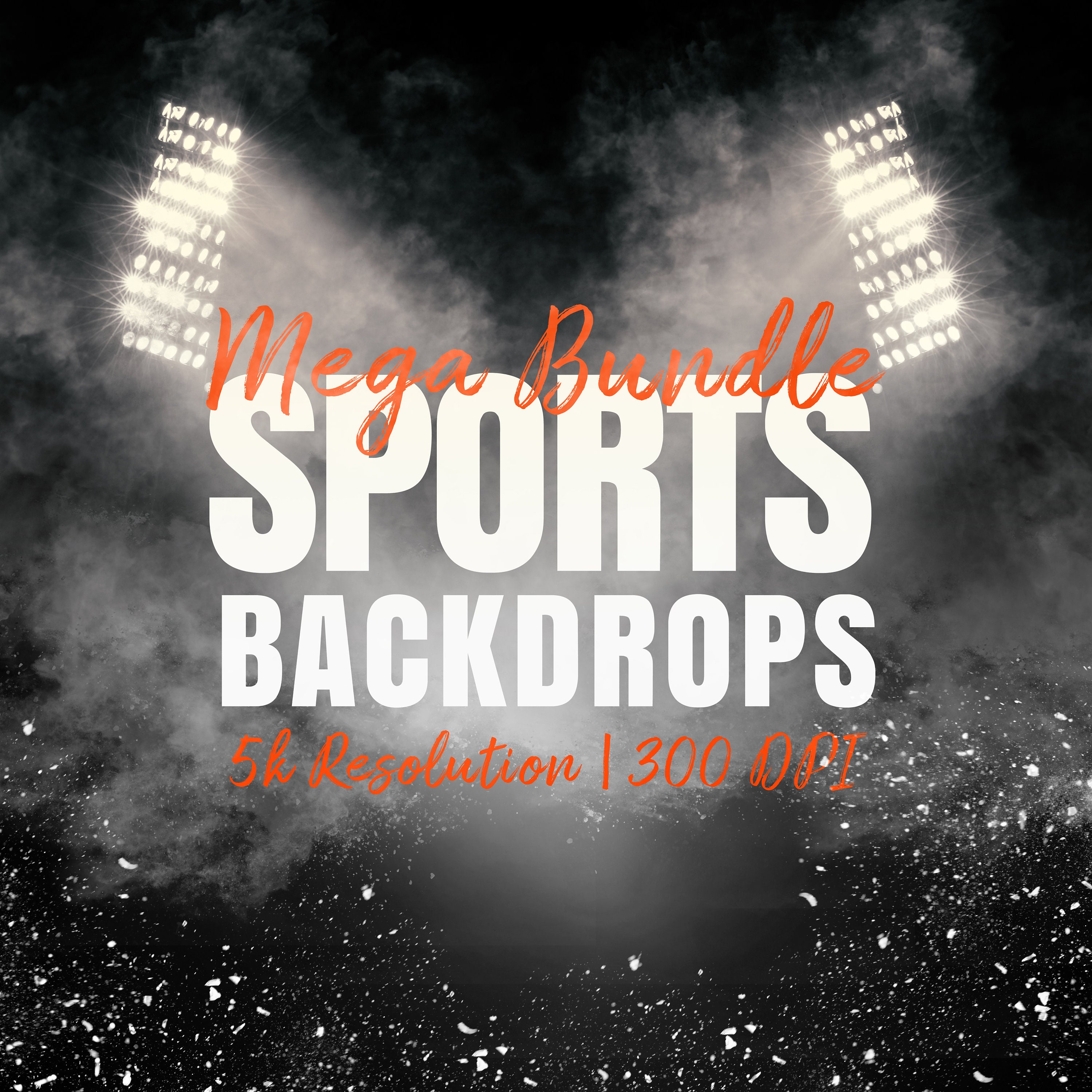 Ultimate Sports Digital Backdrop Bundle Customizable Photoshop ...