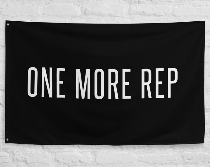 Motivational Banner Home Gym Decor Large Quotes Wall Art Weightlifting ...