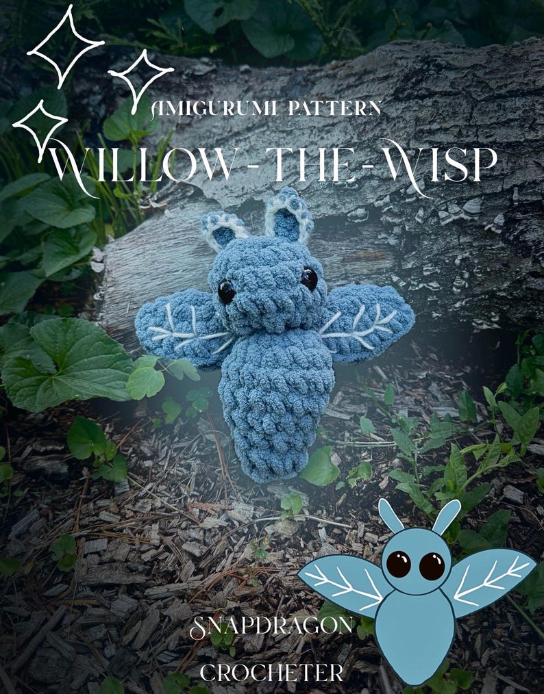Willow-the-wisp Crochet Amigurumi *pattern* - Etsy