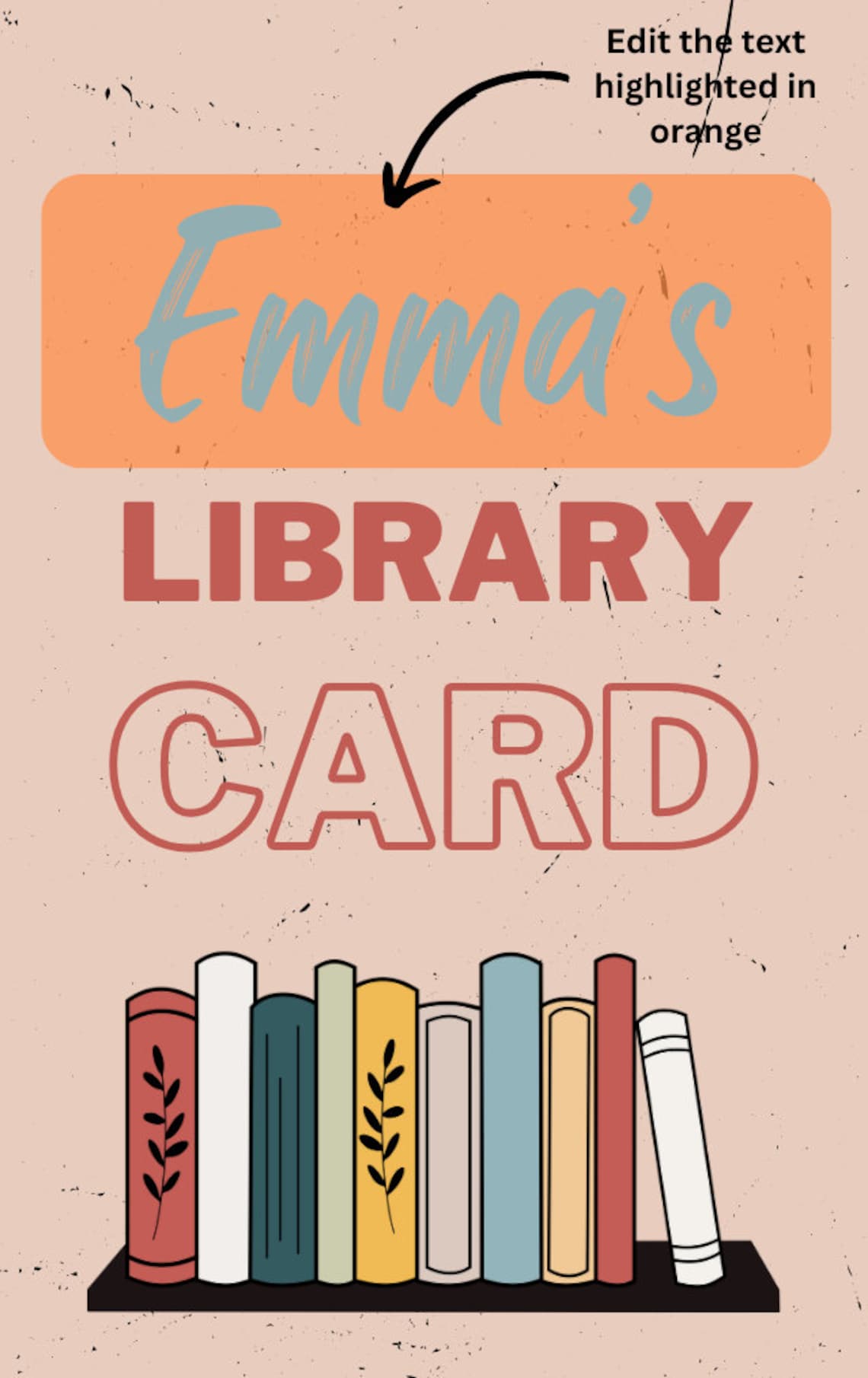 MYO Yoto Card Template Make Your Own Library Card Theme Digital ...