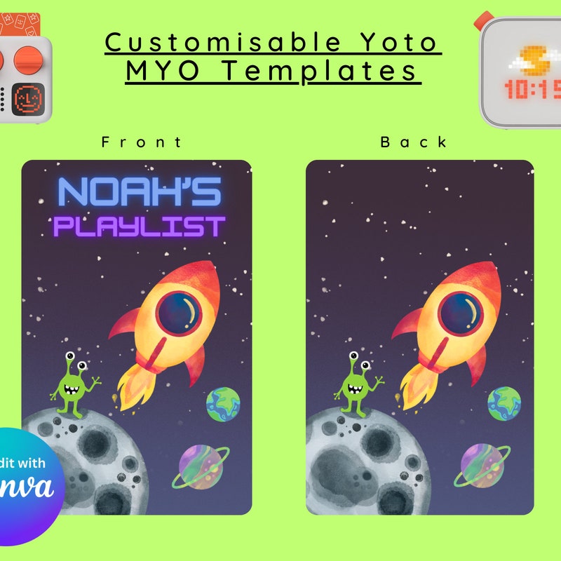Yoto Sticker Template - Etsy