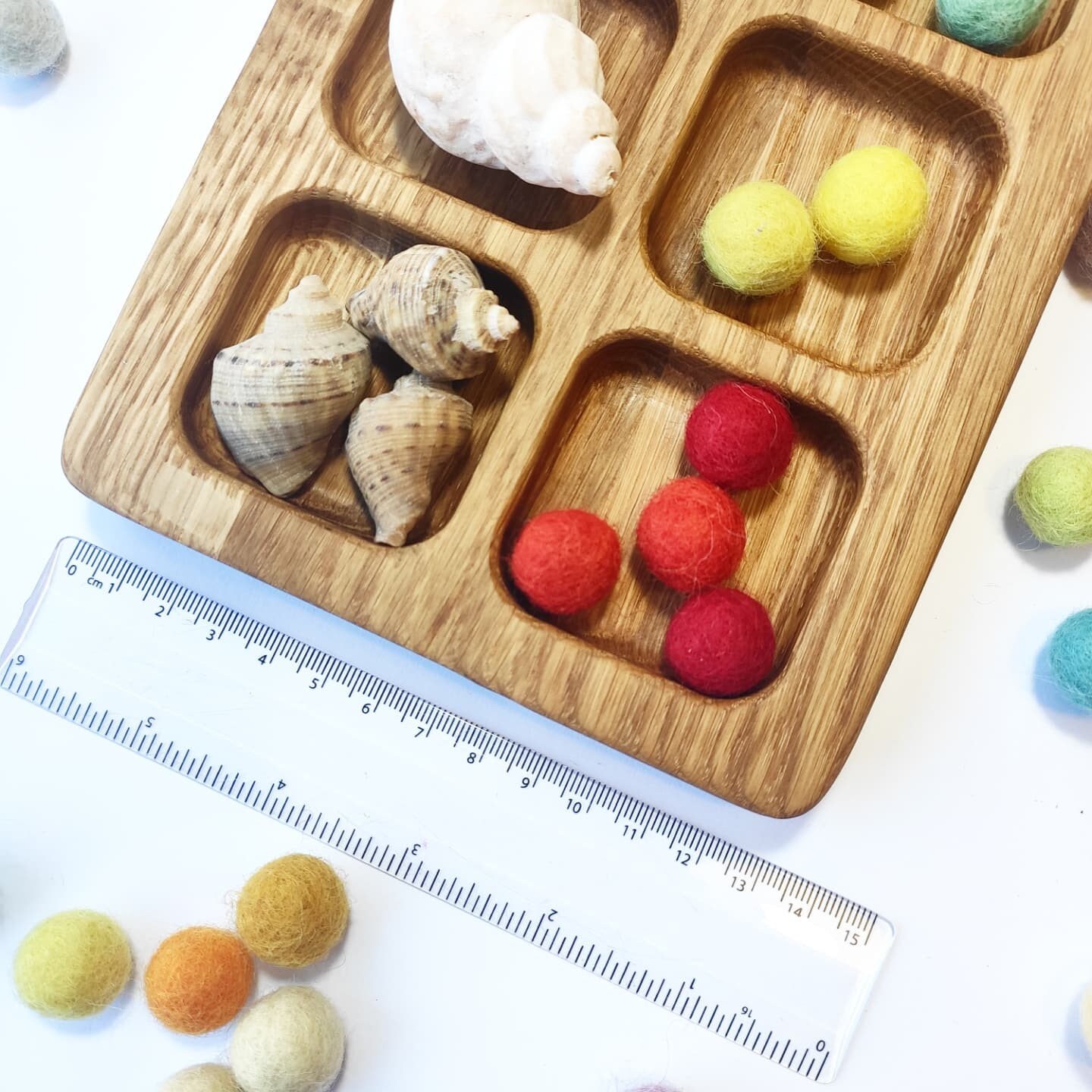 Montessori Sorting Tray, Small Variation, Educational Materials, Loose ...