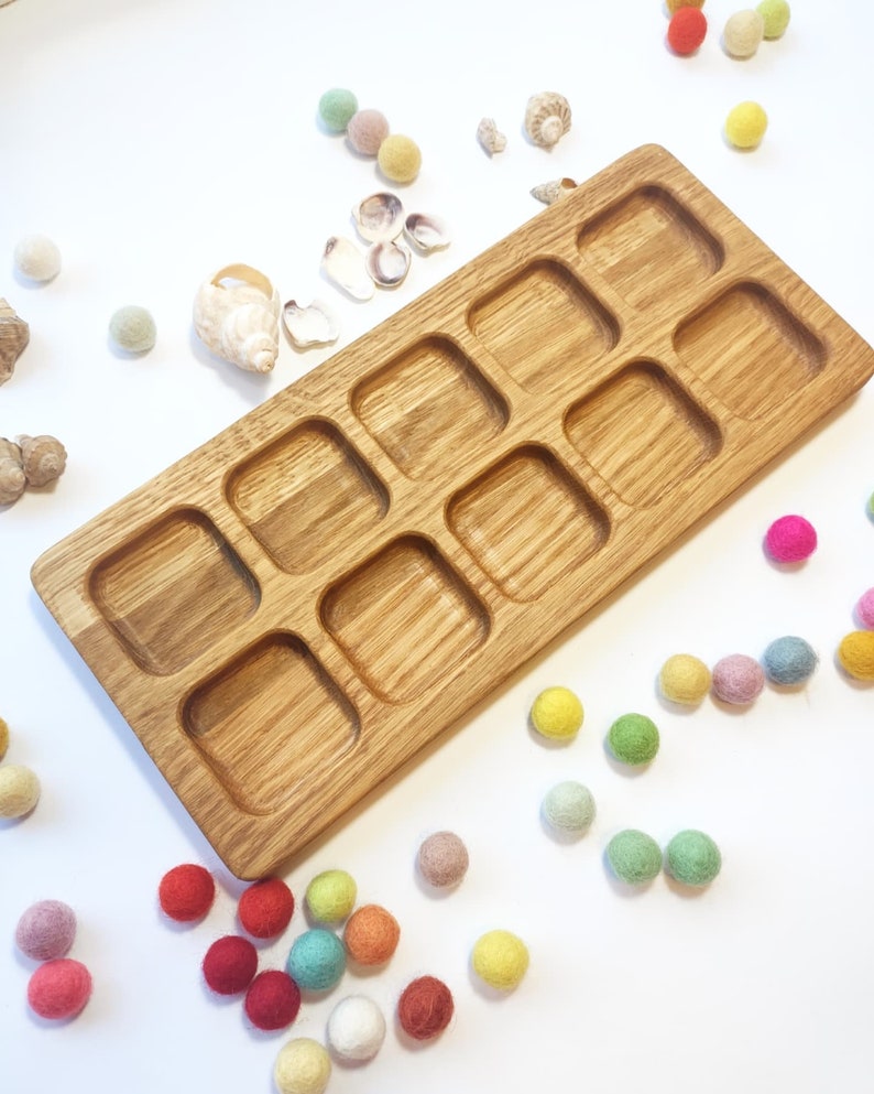 Montessori Sorting Tray, Small Variation, Educational Materials, Loose ...