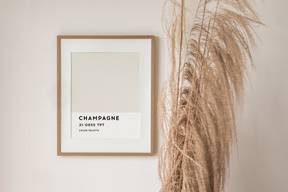 Champagne Color Pantone