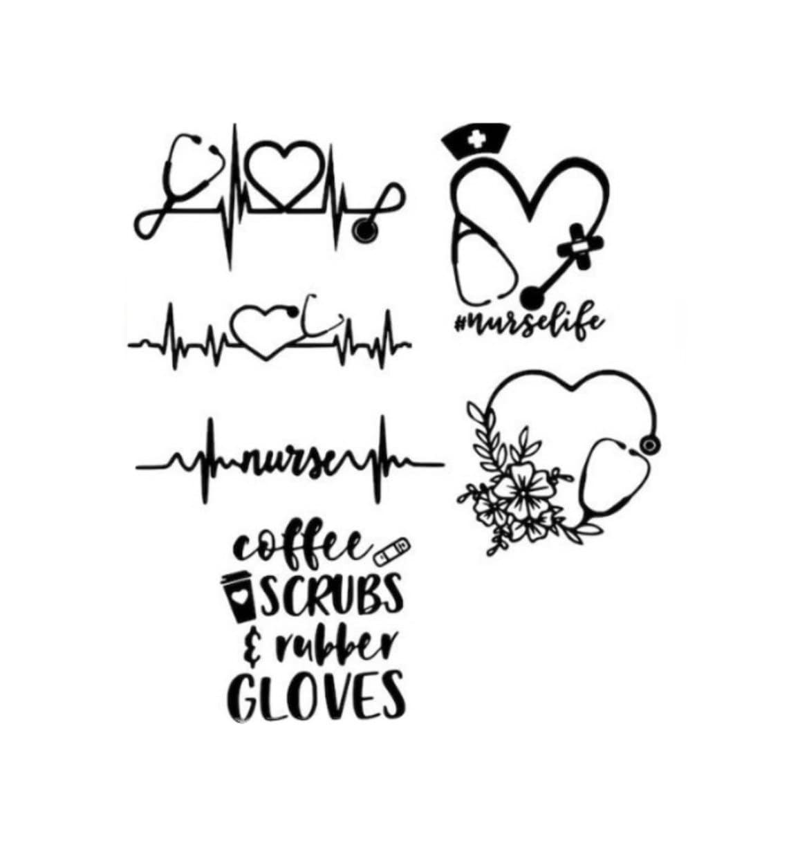 Nursing/medical Professional Car Decal, Scrub Life, Nurse Life ...