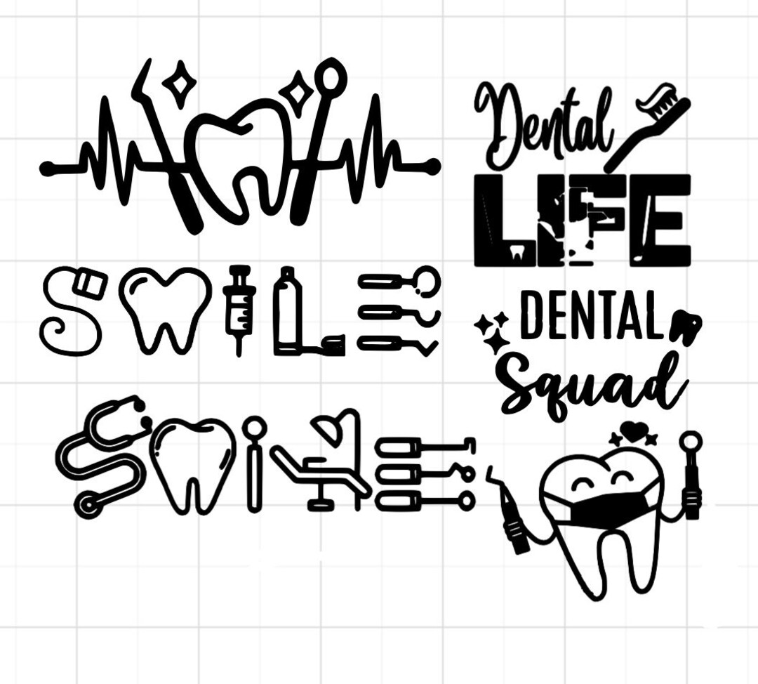 Medical Professional Decals, Dentist/hygienist - Etsy