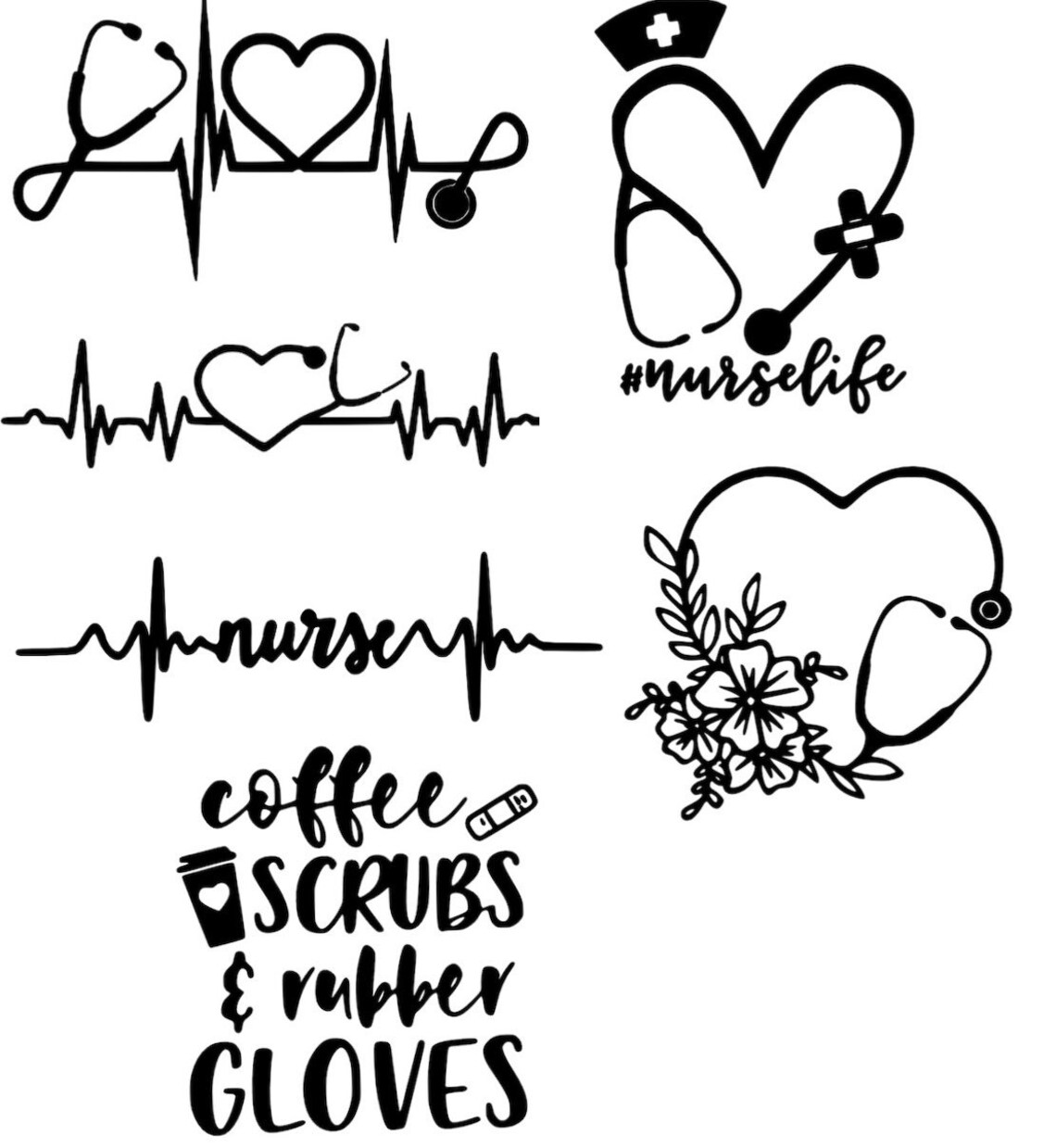 Nursing/medical Professional Car Decal - Etsy