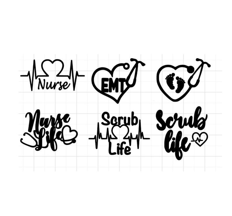 Nursing/medical Professional Car Decal - Etsy