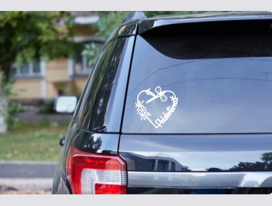 Nursing/medical Professional Car Decal - Etsy