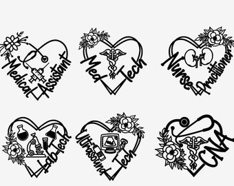 Nursing/medical Professional Car Decal - Etsy