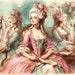 Digital Prints Marie Antoinette Paper Packet No.1 Illustrations - Etsy