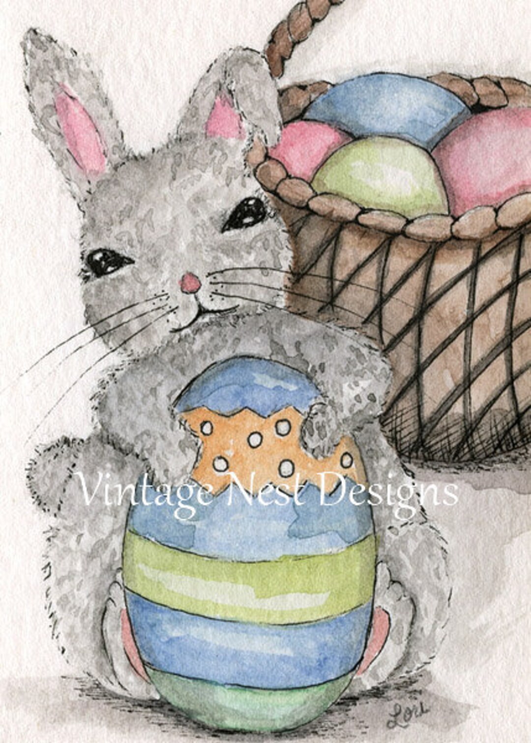 Digital Prints Easter Bunny No.5 Instant Download - Etsy