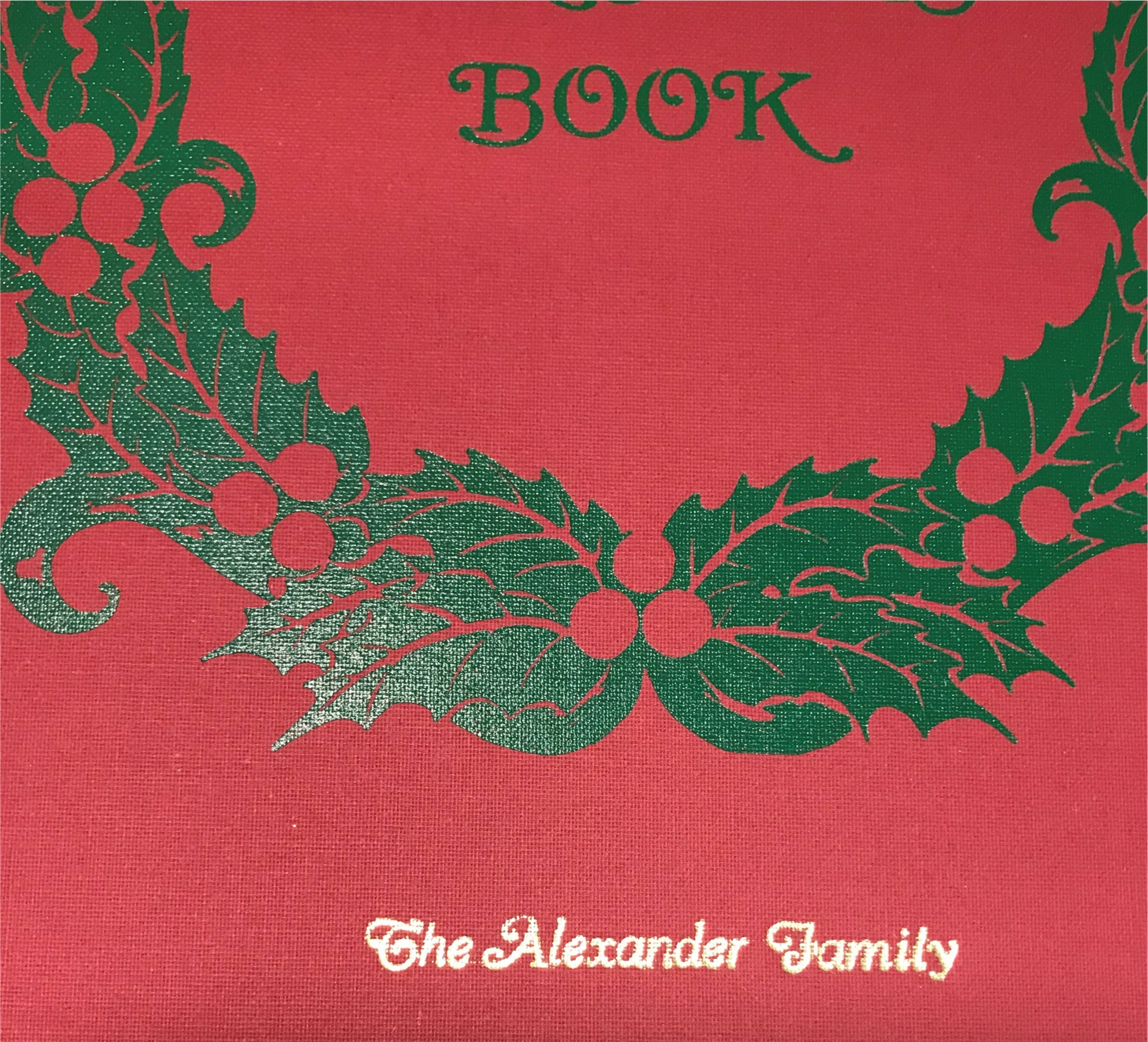 The Family Christmas Book - Etsy