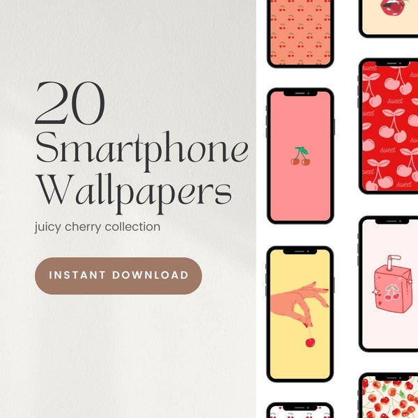 Cherry Bow Background - Etsy