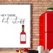 Hey Hot Stuff - Kitchen Prints, Food Puns, Food Sayings, Printable Wall ...