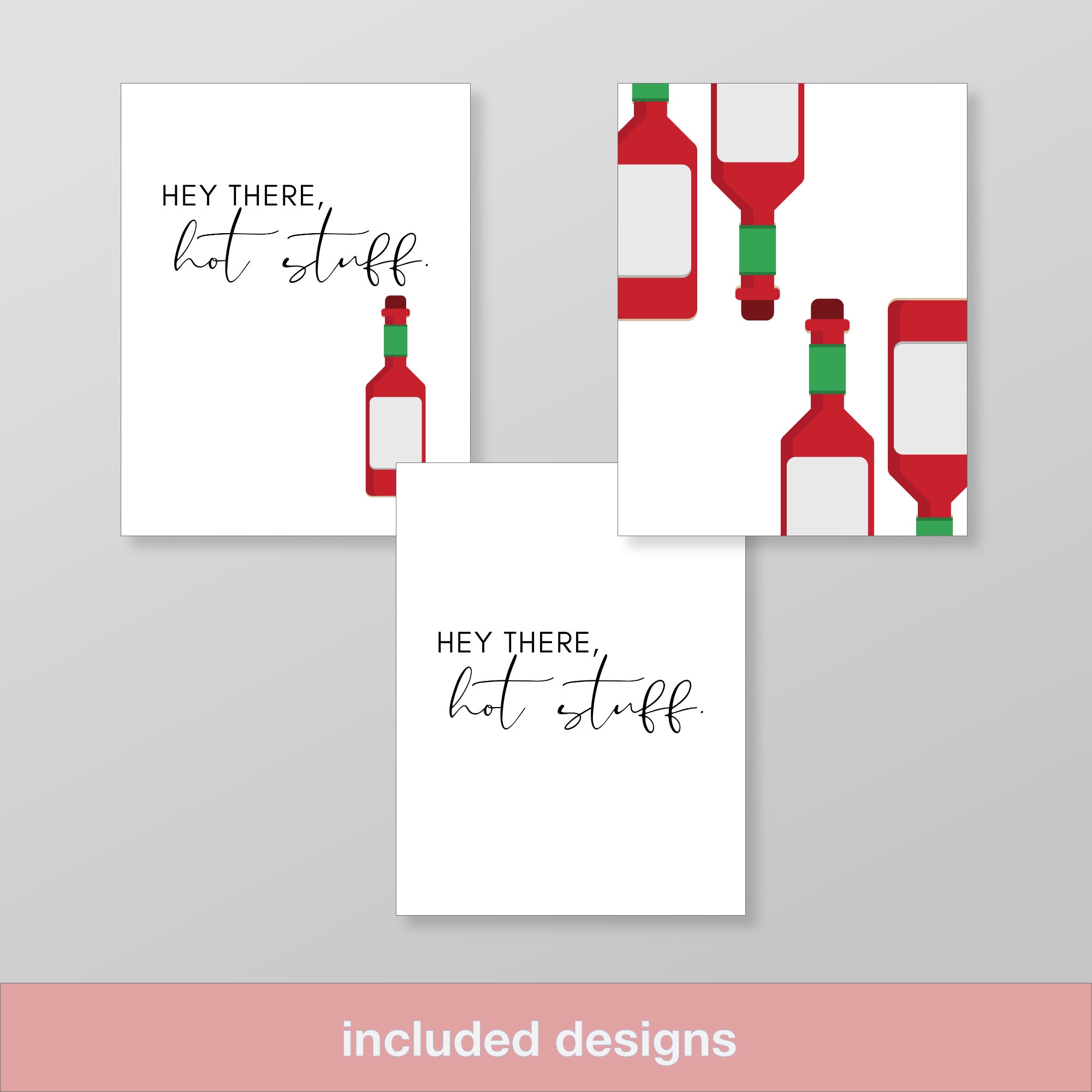 Hey Hot Stuff - Kitchen Prints, Food Puns, Food Sayings, Printable Wall ...