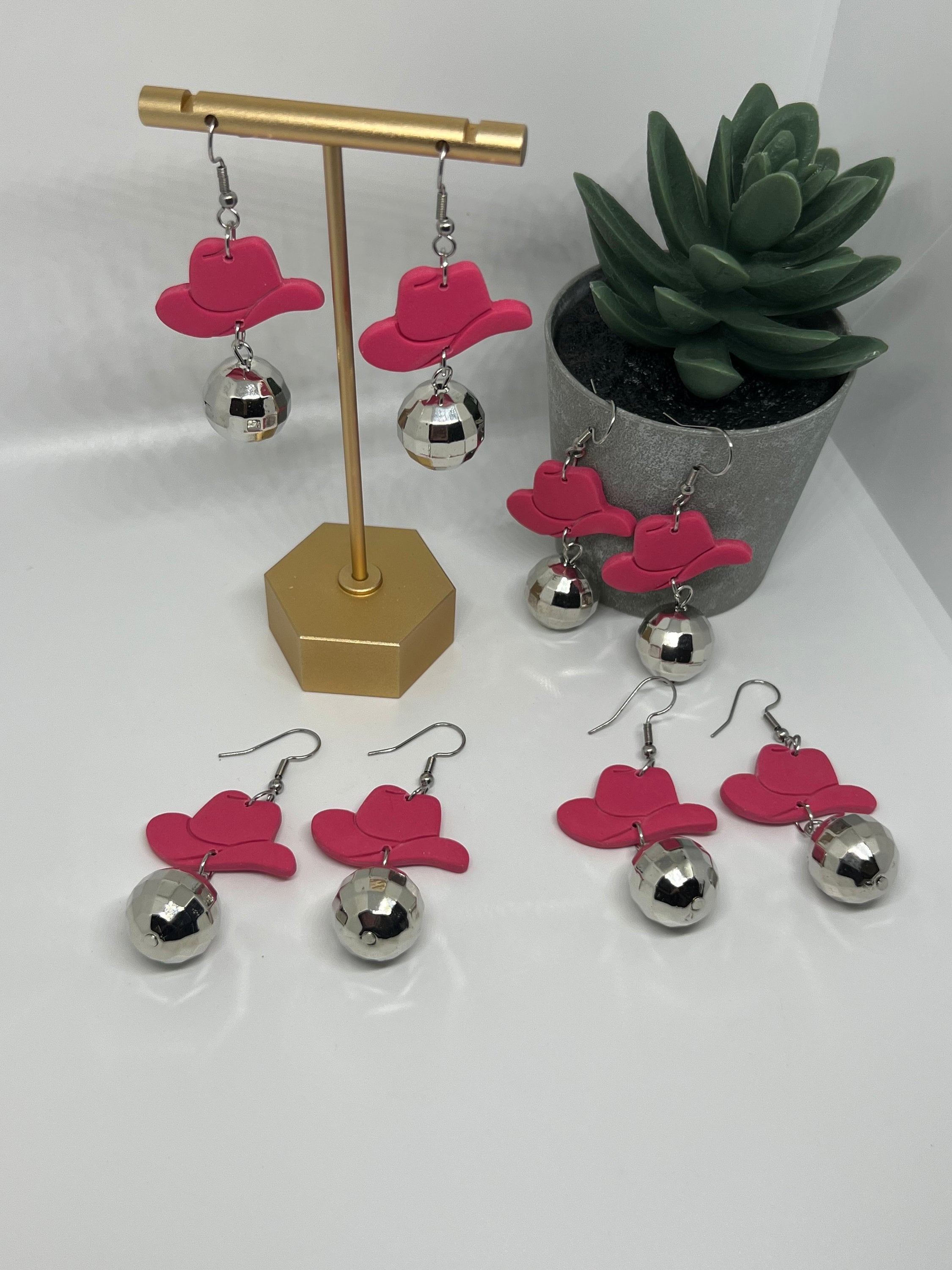 Cowgirl Disco Earrings | Bachelorettes Last Rodeo | Bachelorette Party ...