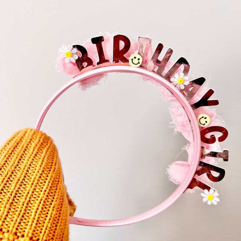 Birthday Headbands - Etsy