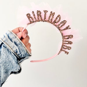 Birthday Babe Party Headband. Kids Birthday Crown. - Etsy