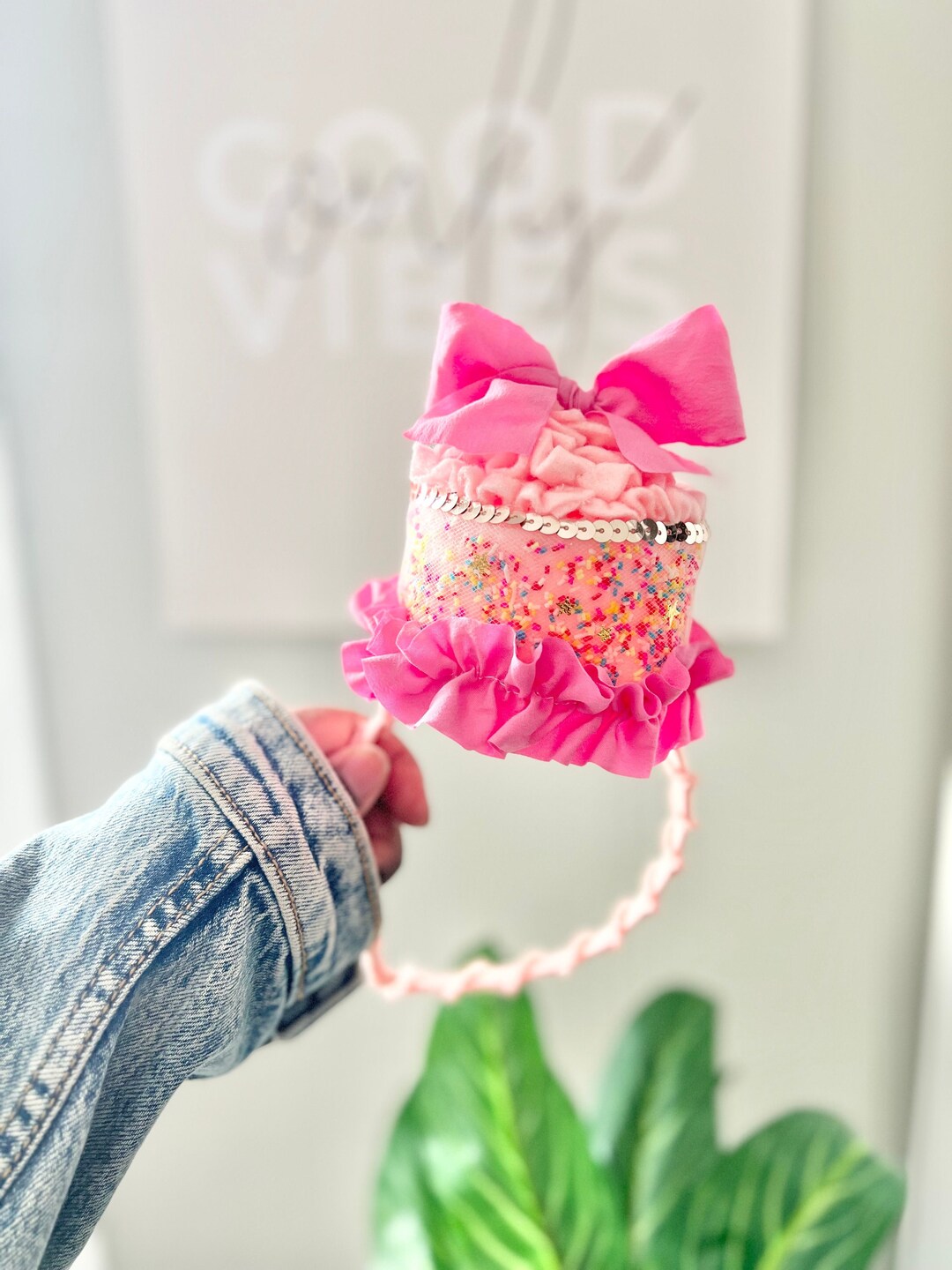 Birthday Cake Headband Kids Birthday Party Hat - Etsy
