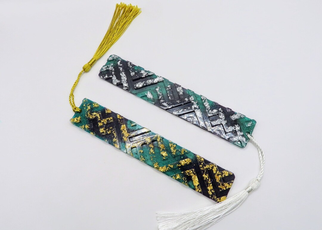 Purple and Teal Movember / Suicide Prevention Resin Bookmark With ...