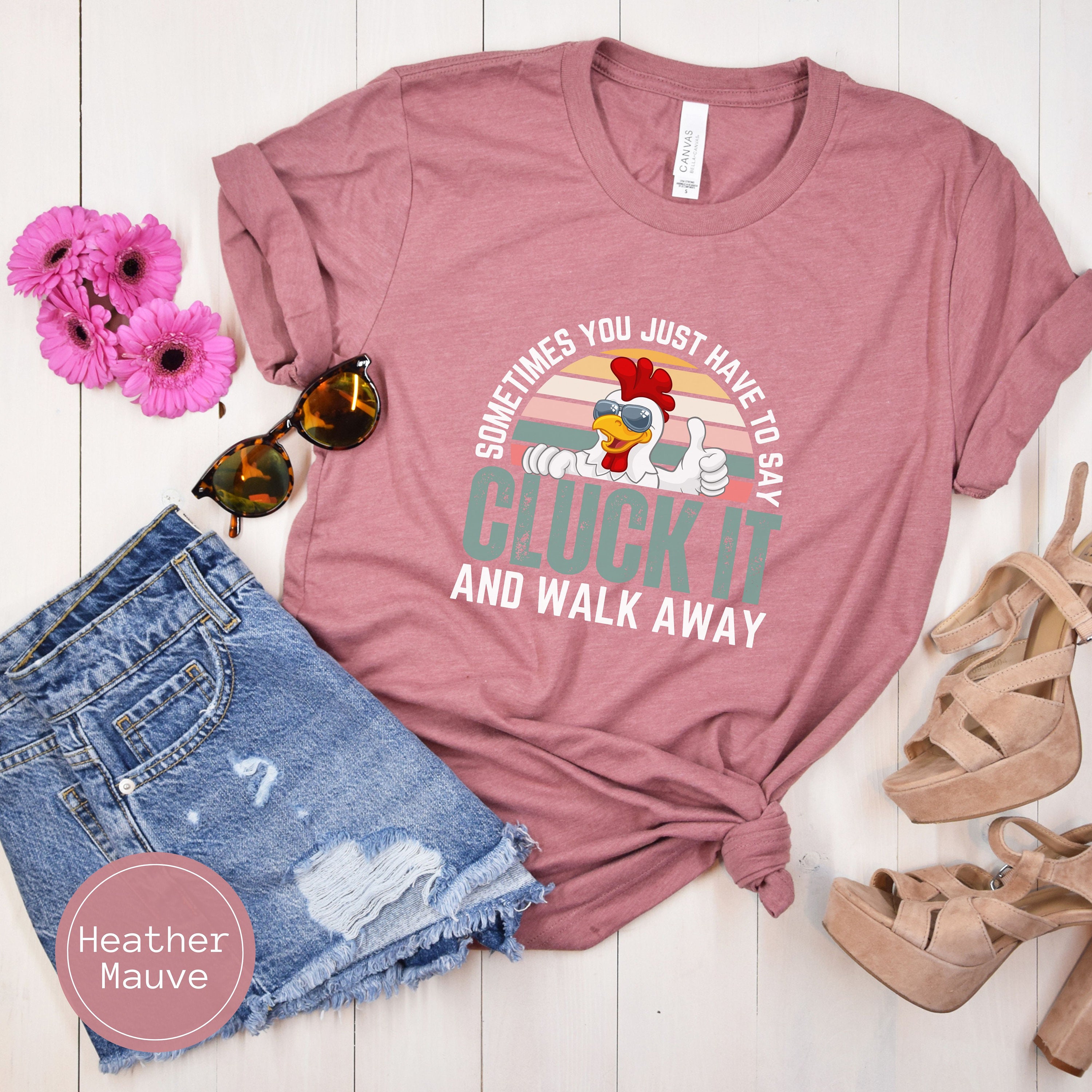 Camisa de pollo divertida, sudadera de pollo para mujeres, camiseta ...
