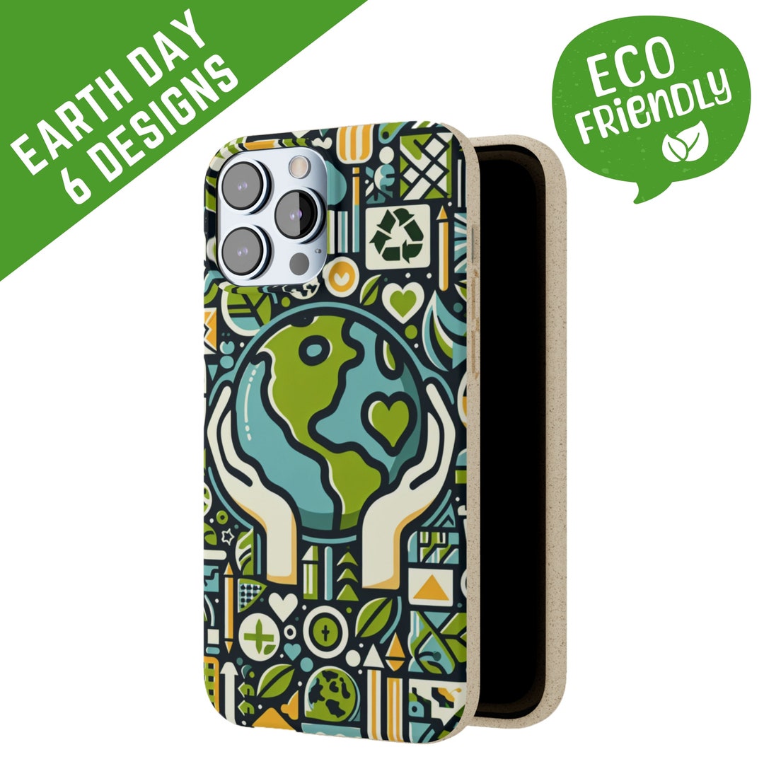 Biodegradable Phone Case Earth Day Gift Eco Friendly Case for iPhone ...
