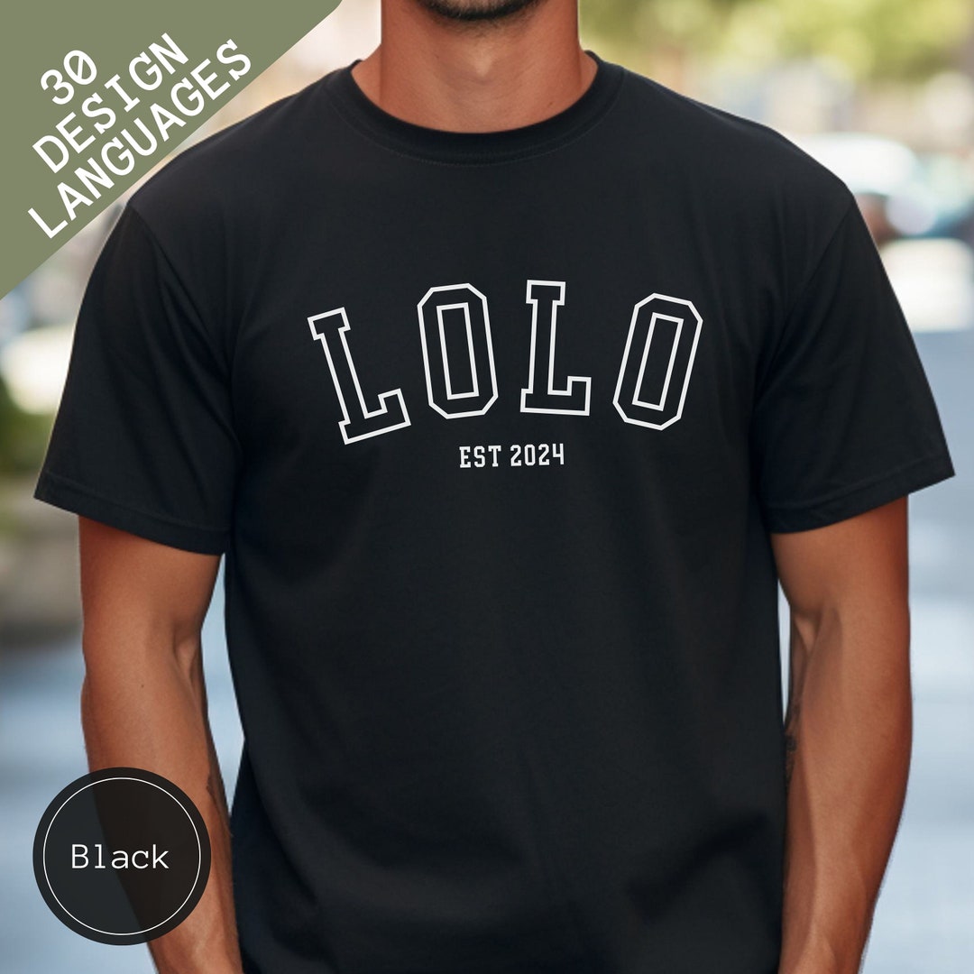 Custom Grandpa Shirt, Filipino Lolo Est Shirt, Personalized Grandpa ...