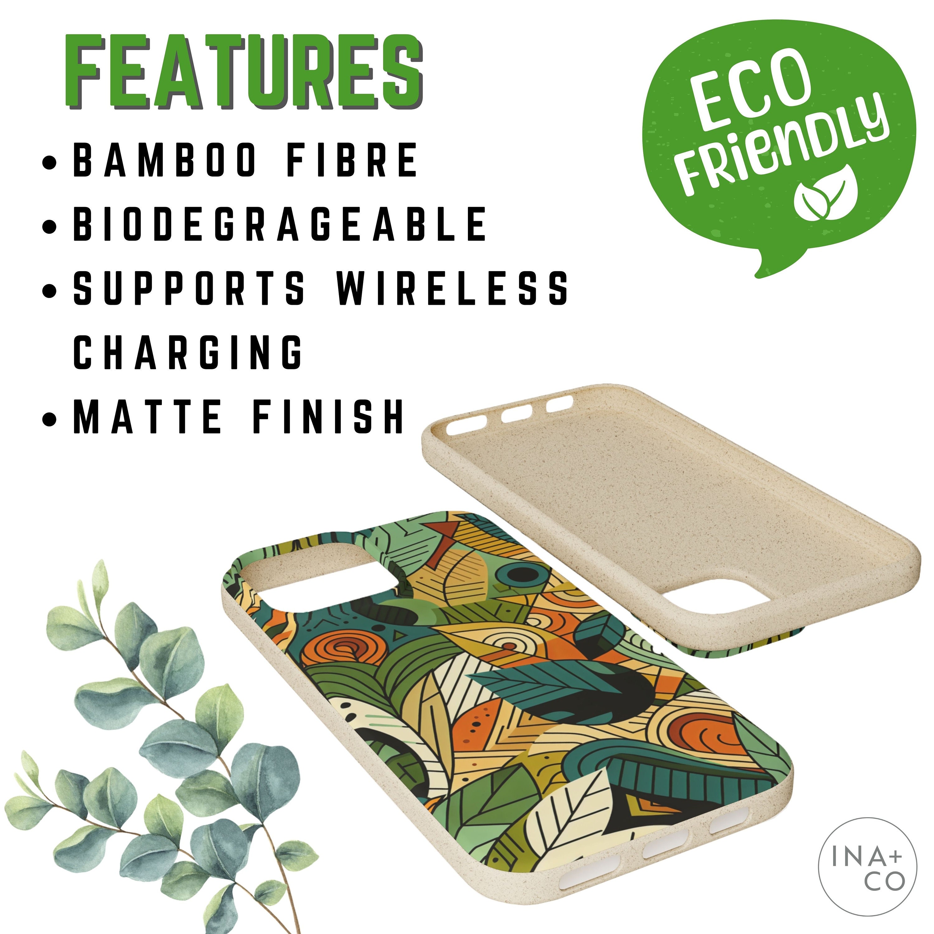Biodegradable Phone Case Earth Day Gift Eco Friendly Case for iPhone ...