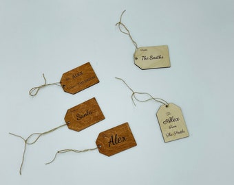 Christmas to From Gift Tags - Etsy