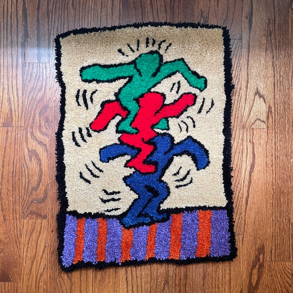 Keith Haring Rug - Etsy