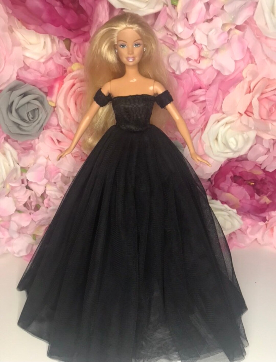 Off the Shoulder Dolls Prom Dress. 12inch Doll Dress Wedding Dress With ...