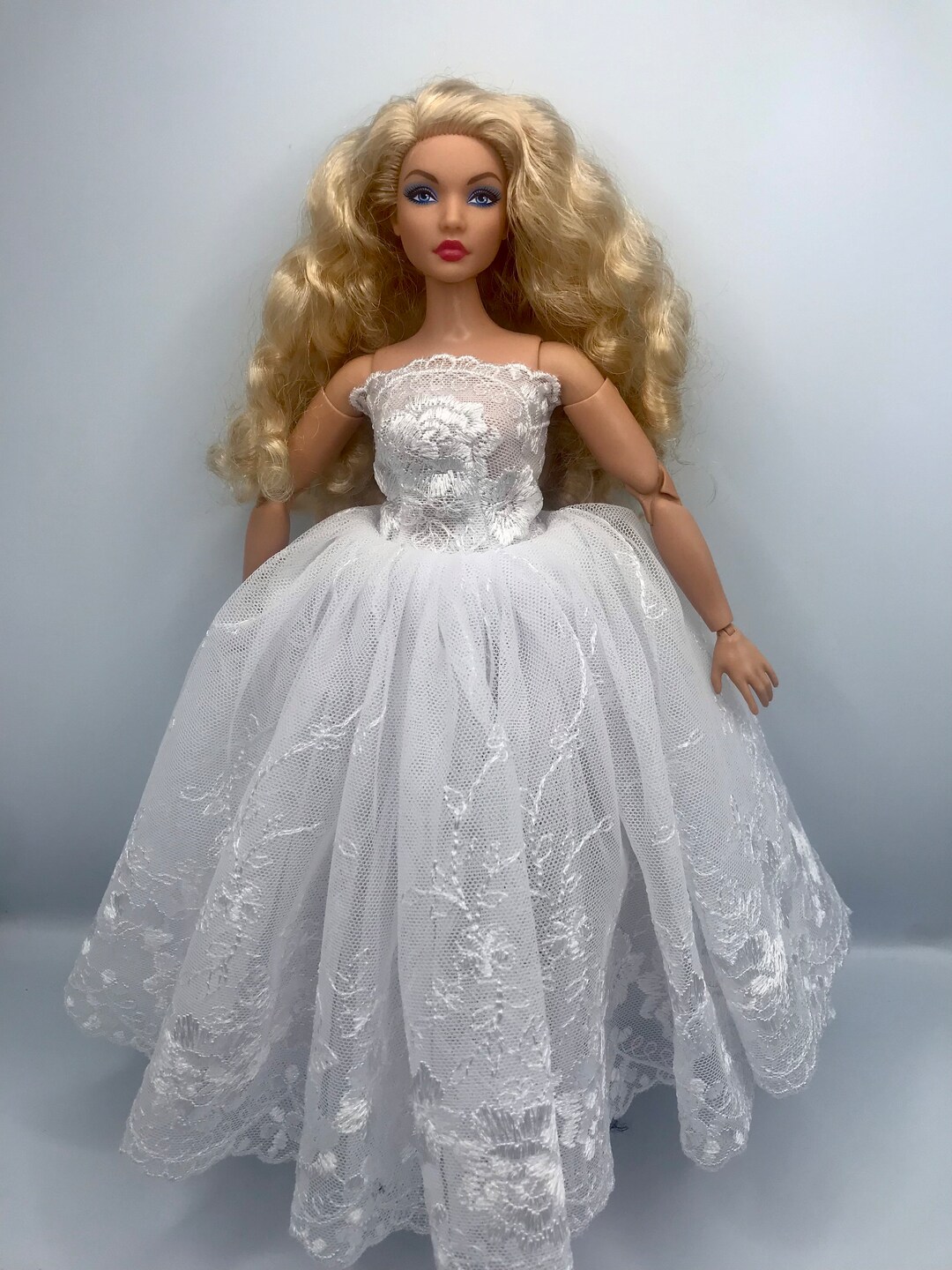 White Dolls Ballgown Wedding Dress Prom Dress Party Dress. Beautiful ...